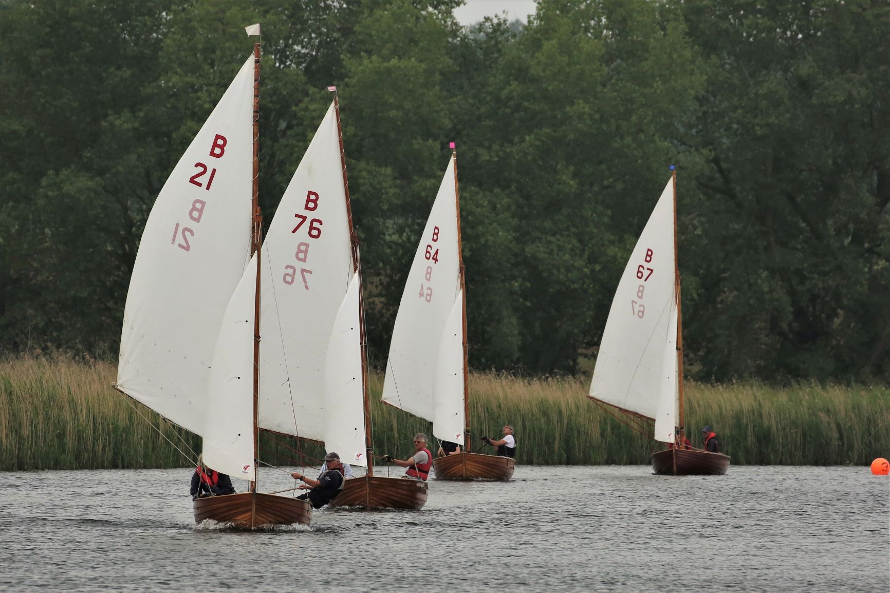 Racing at Beccles – The Norfolk 14 Foot One Design Dinghy Class